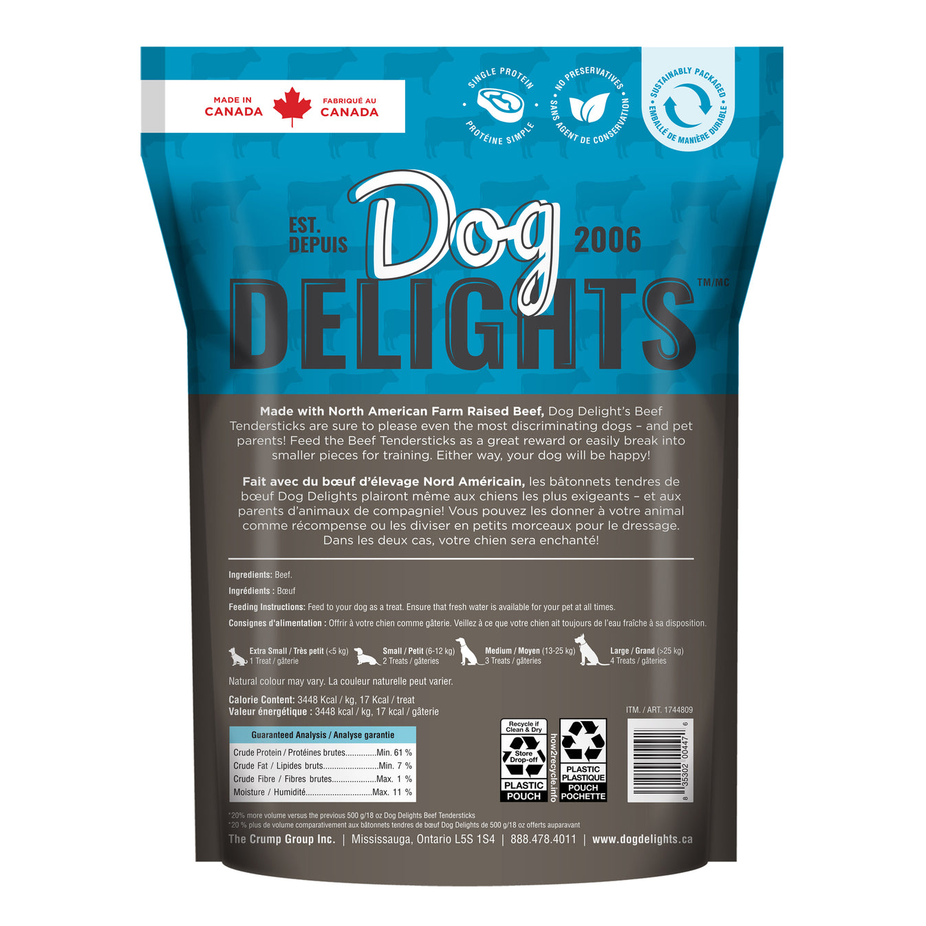 Beef Tendersticks by Dog Delights | Bulk Dog Treats – Dog Delights Treats